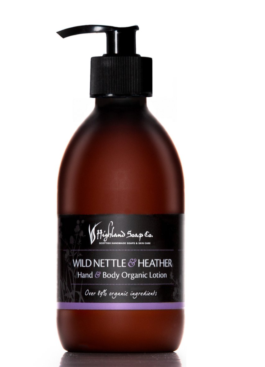 Highland Soap Company Wild Nettle & Heather Organic Hand & Body Lotion | Country Ways