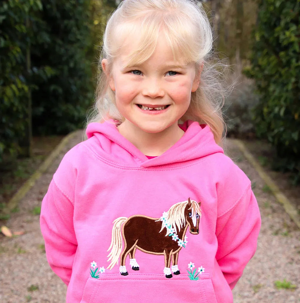 British Country Collection Kids Flora Pony Hoodie | Country Ways