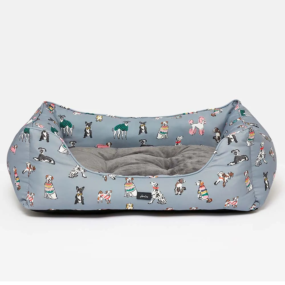 Joules Rainbow Dogs Box Bed | Country Ways