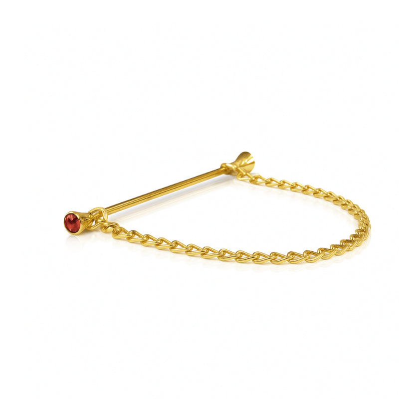 Equetech Crystal Showing Collar Pin & Chain | Country Ways
