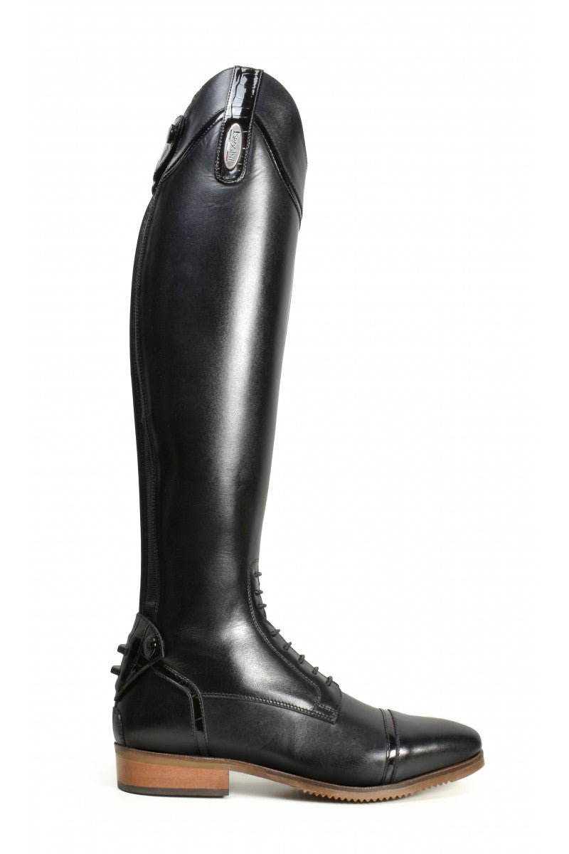 Brogini Florence Vogue Croc Field Boot - Black (SIZES 42-46) | Country Ways
