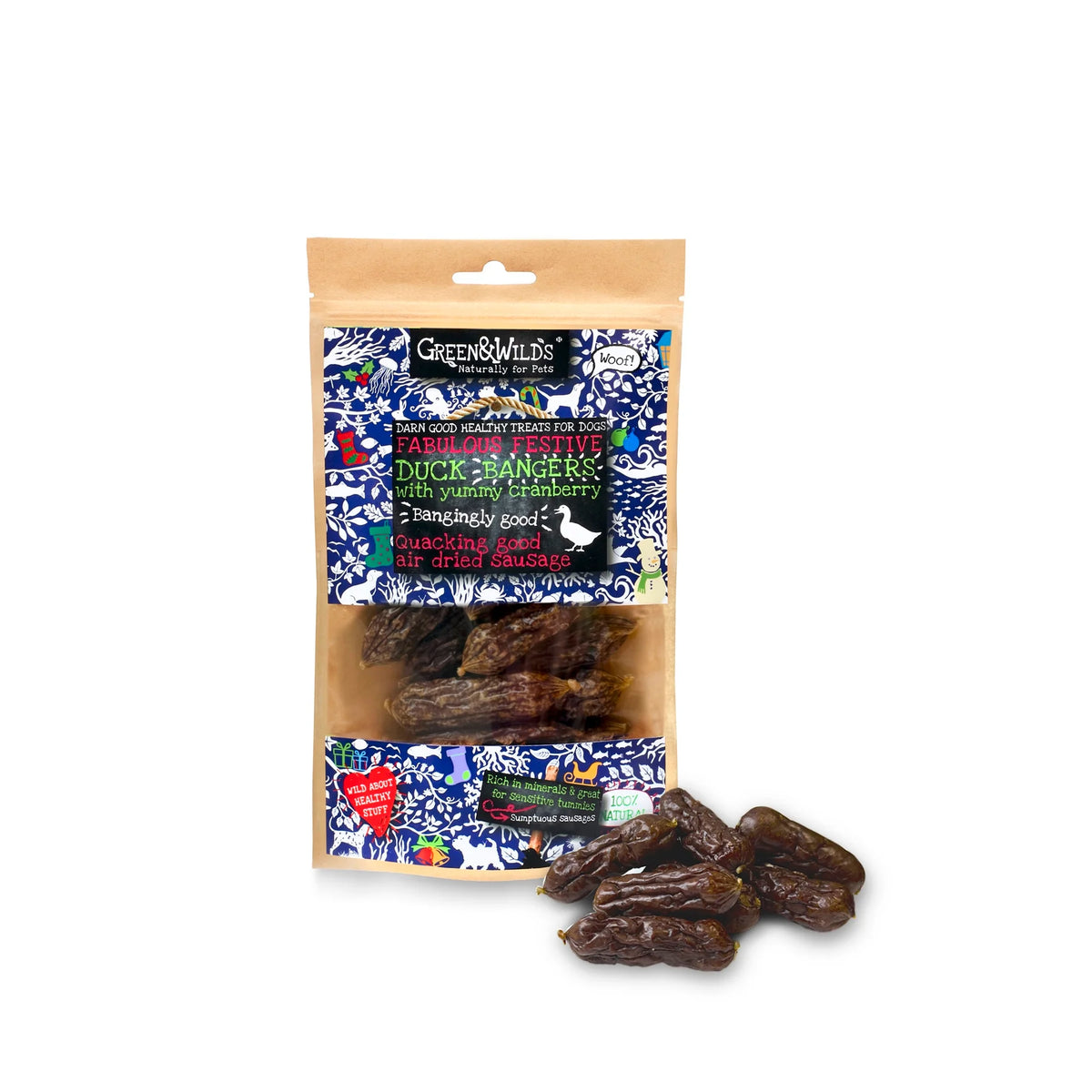 Green & Wild's Fabulously Festive Duck Bangers with Cranberry | Country ...
