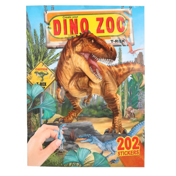 Dino World Create Your Own Dino Zoo Sticker Book | Country Ways