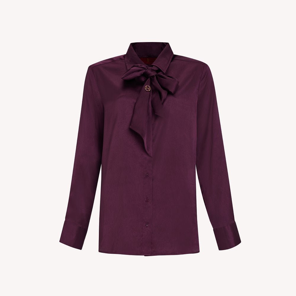 Hunt & Hall Housham Bow Blouse | Country Ways