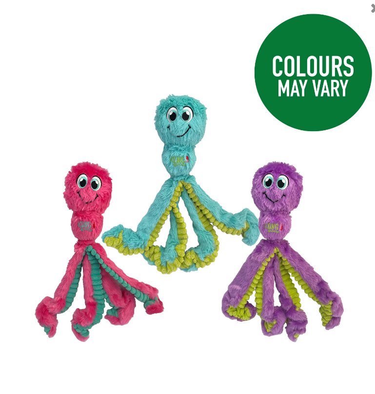 Kong Wubba Octopus Assorted Colours | Country Ways