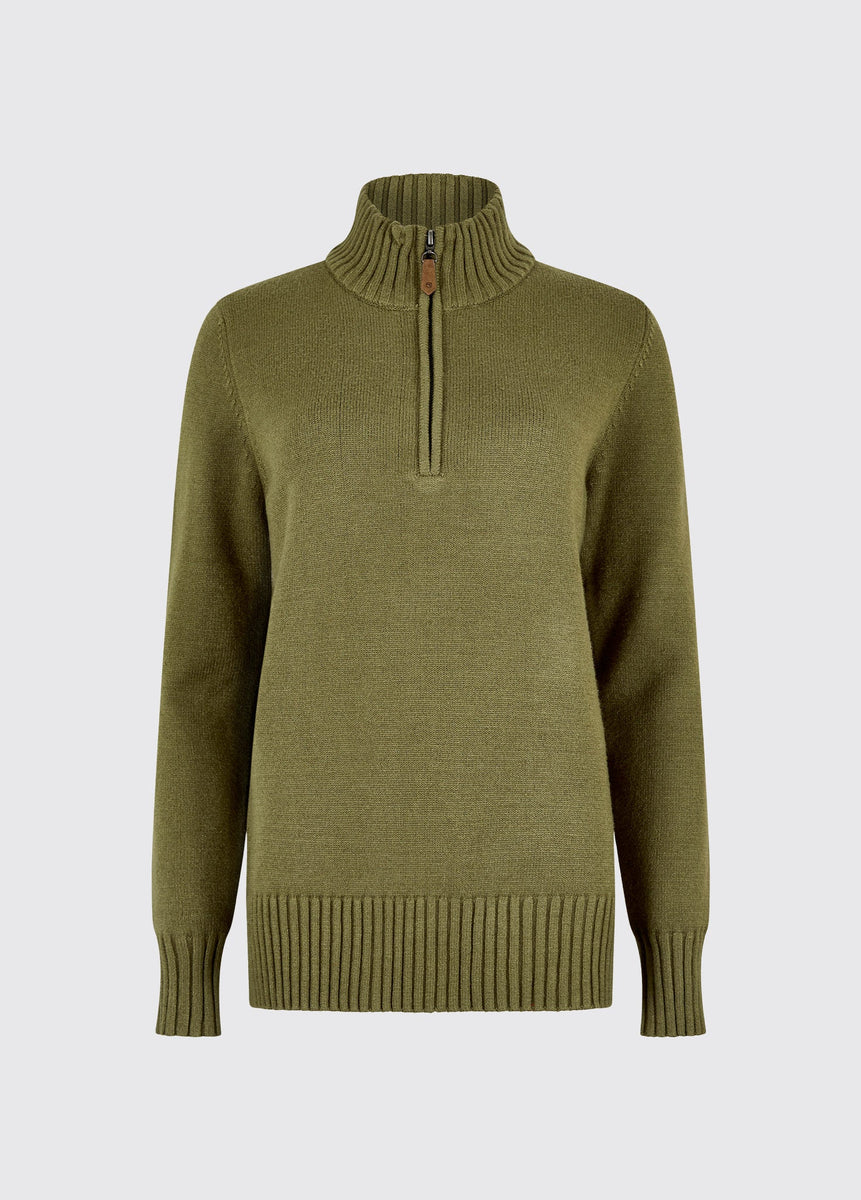 Dubarry Womens' Markham Zip Neck Sweater AW25 | Country Ways