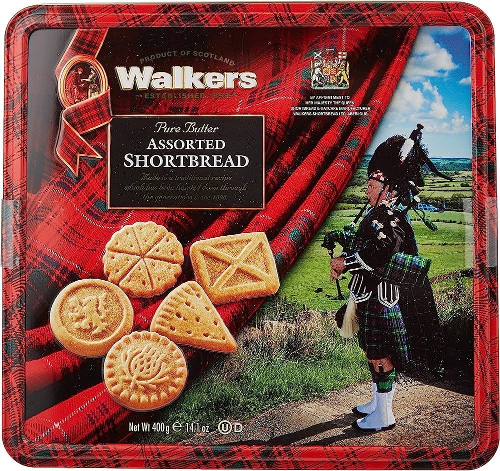 Walkers Piper Assorted Shortbread Tin | Country Ways